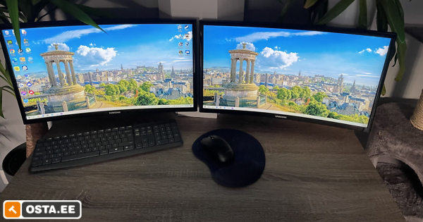 Super arvutikomplekt 2 monitori ja standiga! (195122639) - Osta.ee