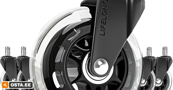 Elukestvad kontoritooli rattad, 5 tk (213130015) - Osta.ee