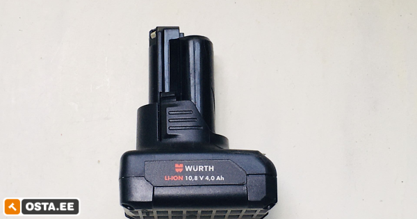 Aku Bosch 12V 4Ah LiIon Würth , kasut.3,85Ah (193780110) - Osta.ee