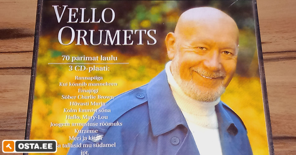 3 CD. Eesti Kullafond. "VELLO ORUMETS" (2001 a.) (204600991) - Osta.ee