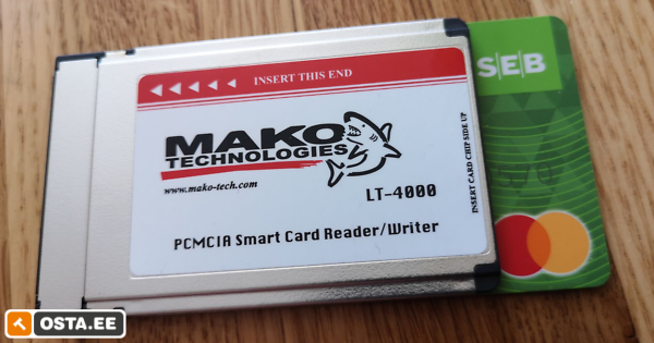 Pcmcia smart card, id kaardi lugeja/kirjutaja (199025656) - Osta.ee