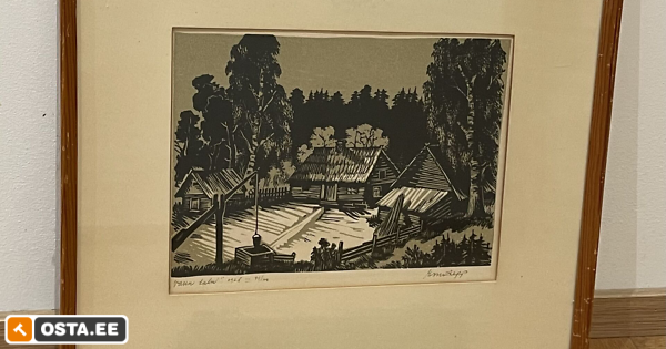 Esko Lepp, Vana talu, 1968 (227125917) - Osta.ee