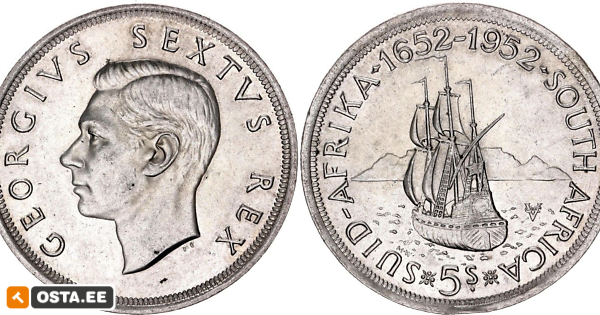 hõbemünt 5 Shillings - George VI (227940069) - Osta.ee