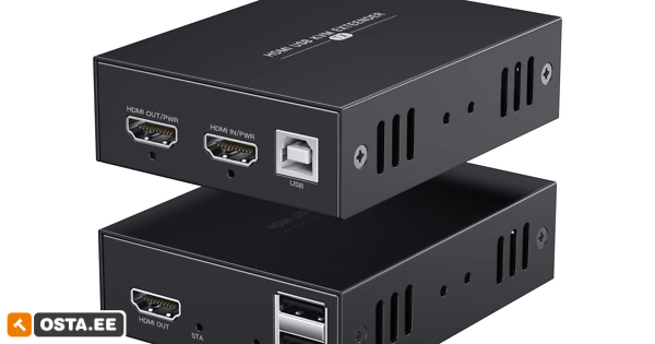 MEGA! PWAYTEK KVM HDMI Extender Cat5e/6 Pikendus, 50m! (197383844 ...