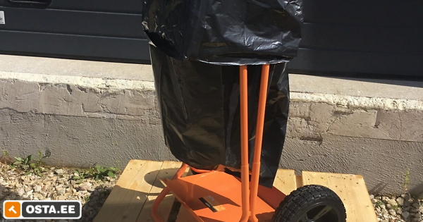 Prügikoti kinnitusraam ratastel, oranz (225865490) - Osta.ee