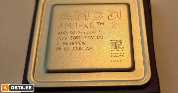 Retro protsessor AMD K6-2 300 MHz (202629202) - Osta.ee