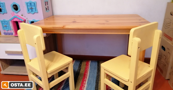Laste laud ja 2 tooli (201479807) - Osta.ee