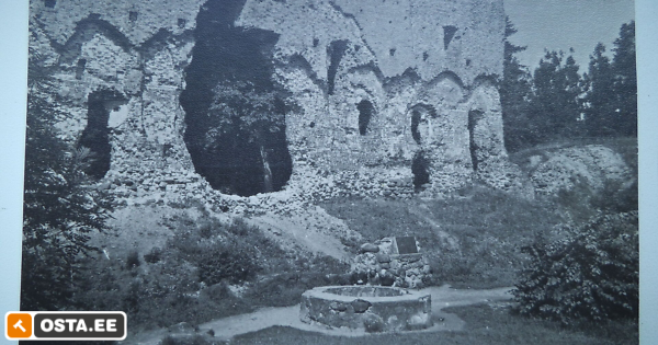 postkaart 1964 Viljandi. Lossivaremed, must-valge (193415776) - Osta.ee