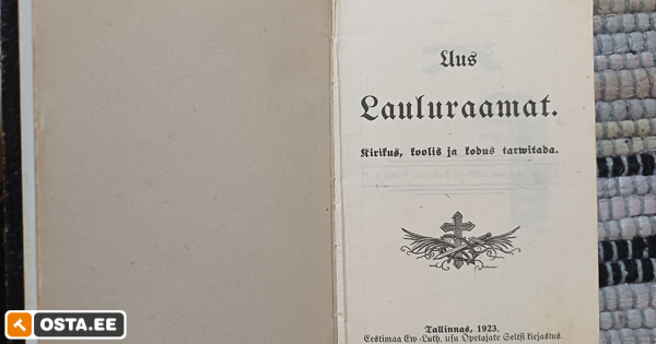 1923 a.raamat Uus lauluraamat (216120780) - Osta.ee