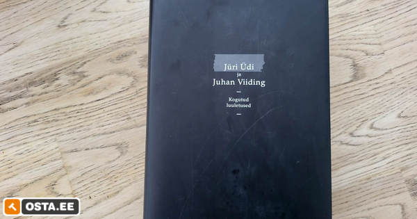 Kogutud luuletused . Juhan Viiding (190132150) - Osta.ee