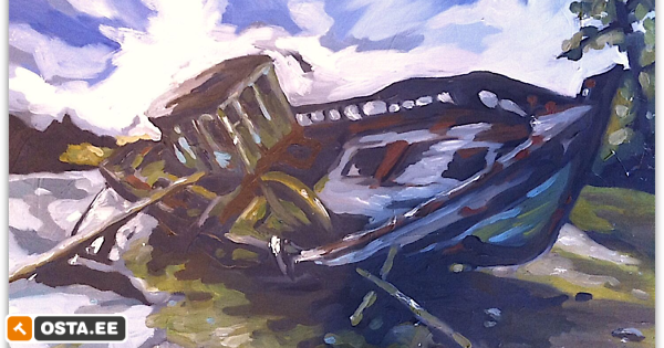 Stamm. Suur õlimaal "Vana kalalaev Leppneemes" (223821966) - Osta.ee