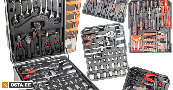 Nr. 243 Kvaliteetne 419-osaline tööriistakohver Black Tools! (203017492 ...