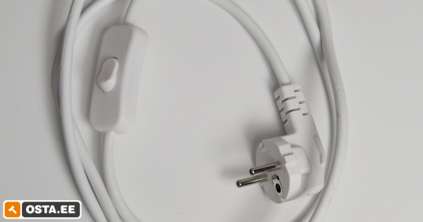 UUS! * Toitekaabel lülitiga (226961492) - Osta.ee