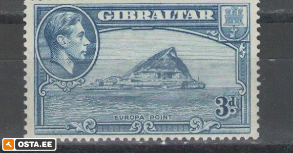 Gibraltar " GEORGE VI / MÄGI " 1938 MH (C) (199951826) - Osta.ee