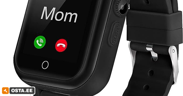 MEGA! Jianyana 4G laste nutikell IP67 veekindel, must! (199310042 ...