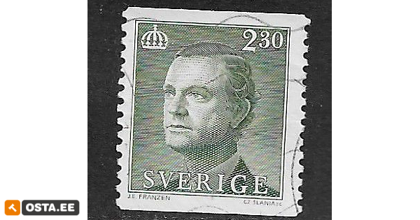 Rootsi 1989, kuningas Carl XVI Gustaf, templiga (196325415) - Osta.ee