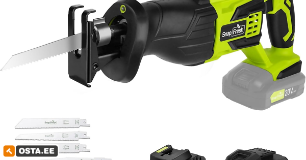 juhtmeta tiigersaag 20 V + aku + laadija + terad (227014722) - Osta.ee