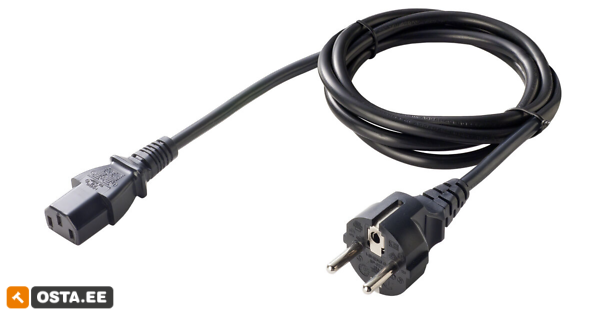 20tk Toitekaabel arvutile/monitorile/printerile jms (kasut) (211883225 ...