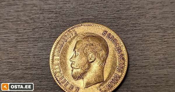 Tsaari Vene 10 Rubla kuldmünt kuld (207132598) - Osta.ee