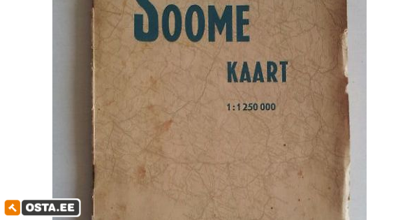SOOME KAART, 1940 (122464327) - Osta.ee
