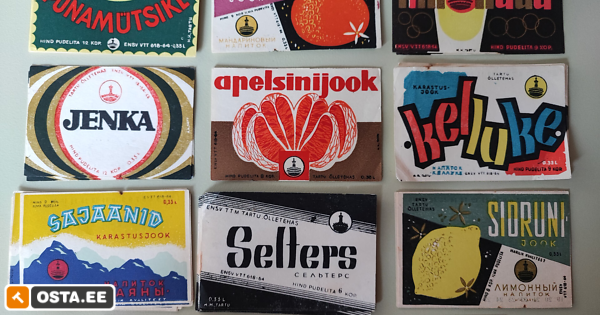 Pudeli ja purkide silt/sildid kuuekümnendatest (200573965) - Osta.ee