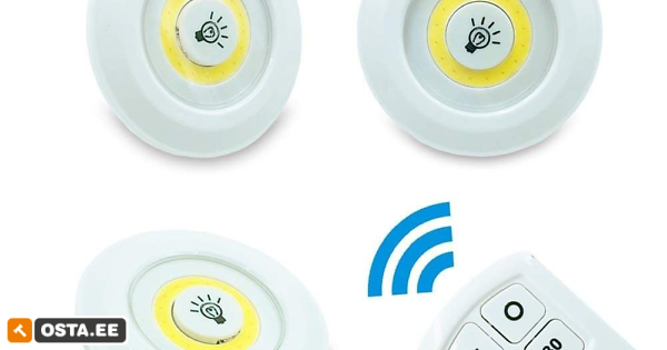 Nr 107 Led valgustid puldiga 3osa (184318022) - Osta.ee