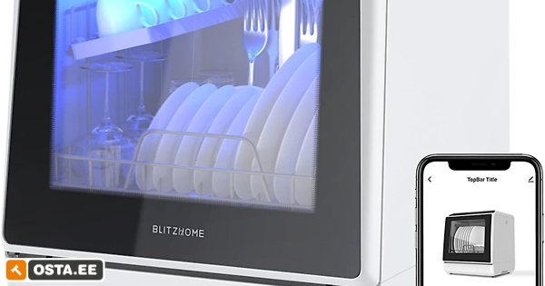 Nõudepesumasin/ lauapealne/APP-iga juhitav (198502636) - Osta.ee