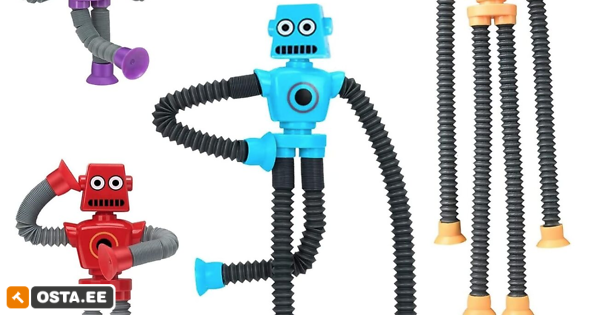 Mängutoru-tuba LED valgustusega Robot Fidget Tube mänguasi (203525643 ...