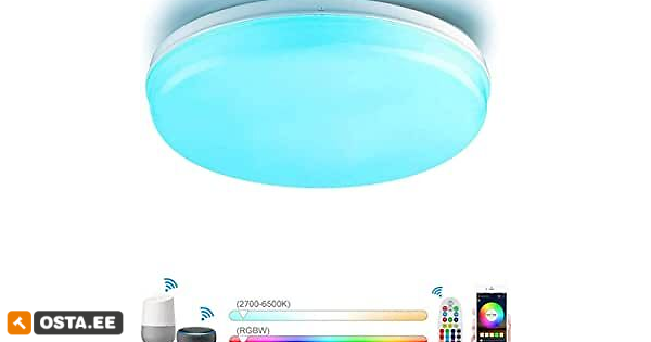 MEGA! WiFi LED-laevalgusti 24 W RGB ! UUS (192370355) - Osta.ee