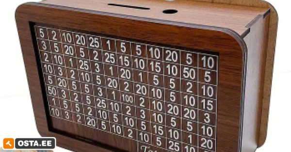 Rahakassa koos markeriga, puidust (208389219) - Osta.ee