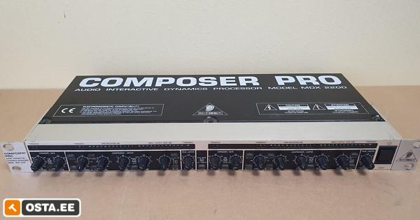 Behringer Composer Pro MDX2200 dynamics proccessor (193544387) - Osta.ee