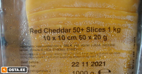 Müüa juust RED CHEDDAR, VIILUTATUD, 1 kg! (162563004) - Osta.ee