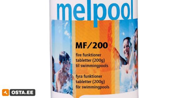 Lahustuvad klooritabletid Melpool MF200 basseini / 1kg (193328535 ...
