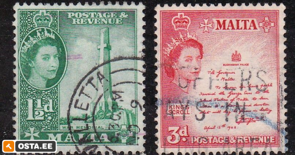 Malta 1956,Elizabeth,standard (196057173) - Osta.ee