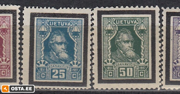Leedu " BASANAVICIUS " 1927 MH (204096051) - Osta.ee