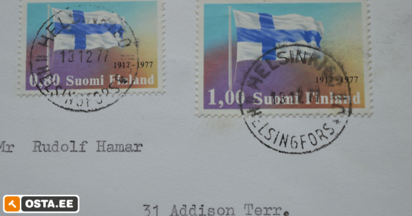 22IV C47 Soome 1917-1977 Lipp suur väike 1977 Helsinki (219487708 ...