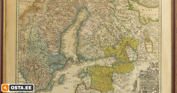 Vana maakaart (175379785) - Osta.ee