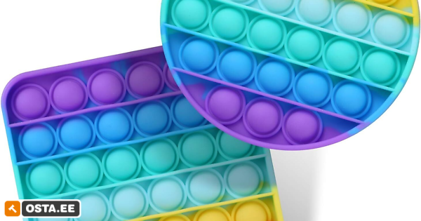 push Pop Bubble Fidget sensoorne mänguasi, 3pakk (6tk) (222462319 ...