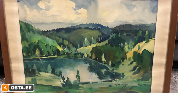 Bernhard Mark 1970 akvarell (214907435) - Osta.ee