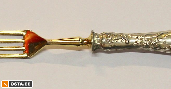 Eesti serveerimis kahvel hõbepeaga 875' (140343133) - Osta.ee