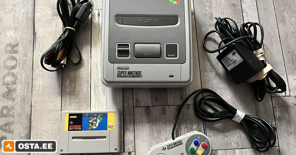 Super Nintendo (SNES) + Mario World (186011737) - Osta.ee