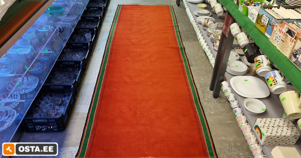 Pikk vana vaip 315x98cm. Seisukord pildil. (193791626) - Osta.ee