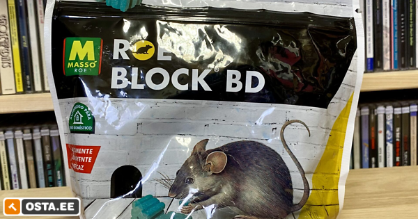 Massó Roe Block BD mürk näriliste tõrjeks (226219447) - Osta.ee