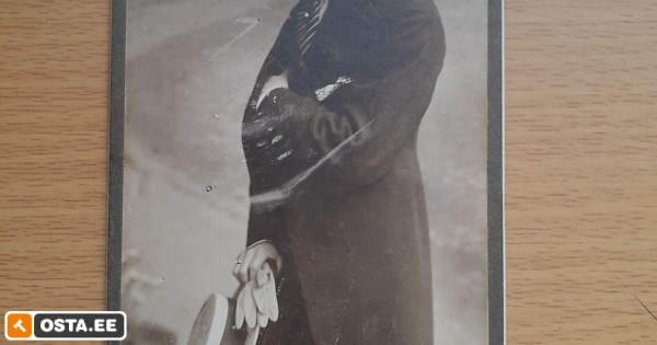 Vana foto.Postkaart paksul papil.E.Langer.Lodz.Kübaraga härr (214072090 ...