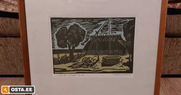 EESTI GRAAFIKA - REIN RAAMAT - TALU ÕU 1969 (201147964) - Osta.ee