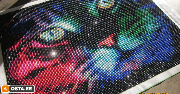 Teemanttikandid "Kass" mosaiik-pilt, valmis (199933575) - Osta.ee