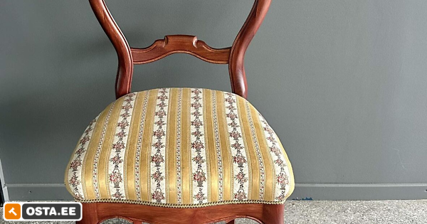 Ilus rokokoo stiilis puidust tool! (198436363) - Osta.ee