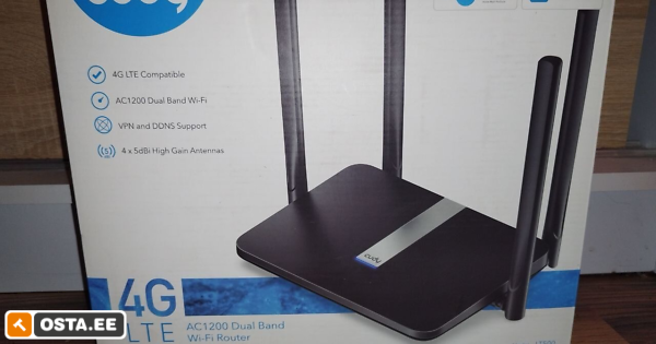 4G LTE AC1200 Dual Band Wi-Fi Router, Model: LT500 (189315760) - Osta.ee