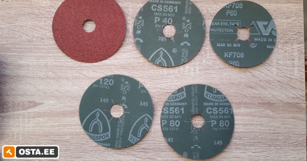 Fiiber-/lihvketas 125mm P120 (192204077) - Osta.ee