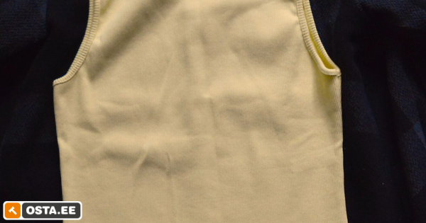 Uus! Rue Paris helekollane vest/topp M/L (204403709) - Osta.ee